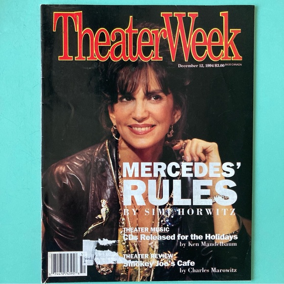 Theater Week Magazine | Other | Mercedes Ruehl Theater Week Magazine ...